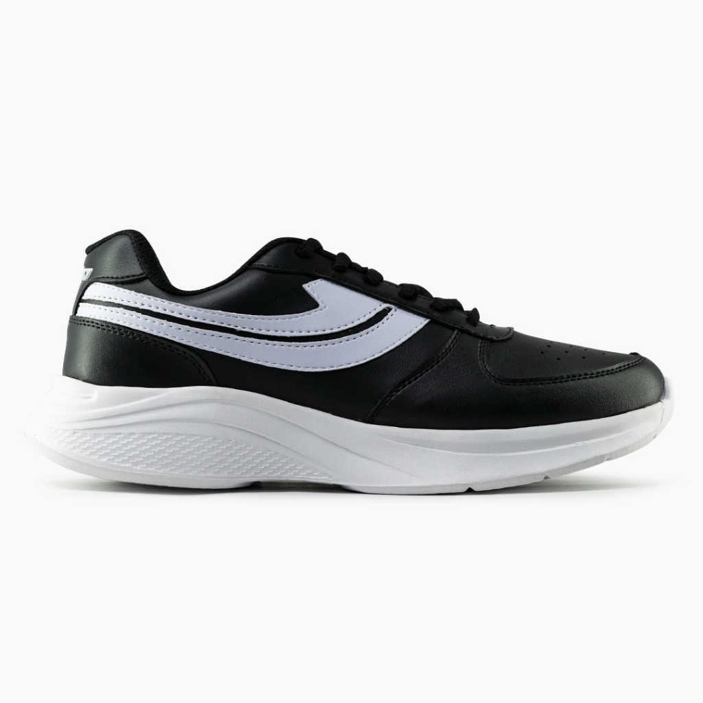 Jual SEPATU SNEAKERS JOHNSON - WOOSH LOWCUT (LC) BLACK WHITE | Shopee ...