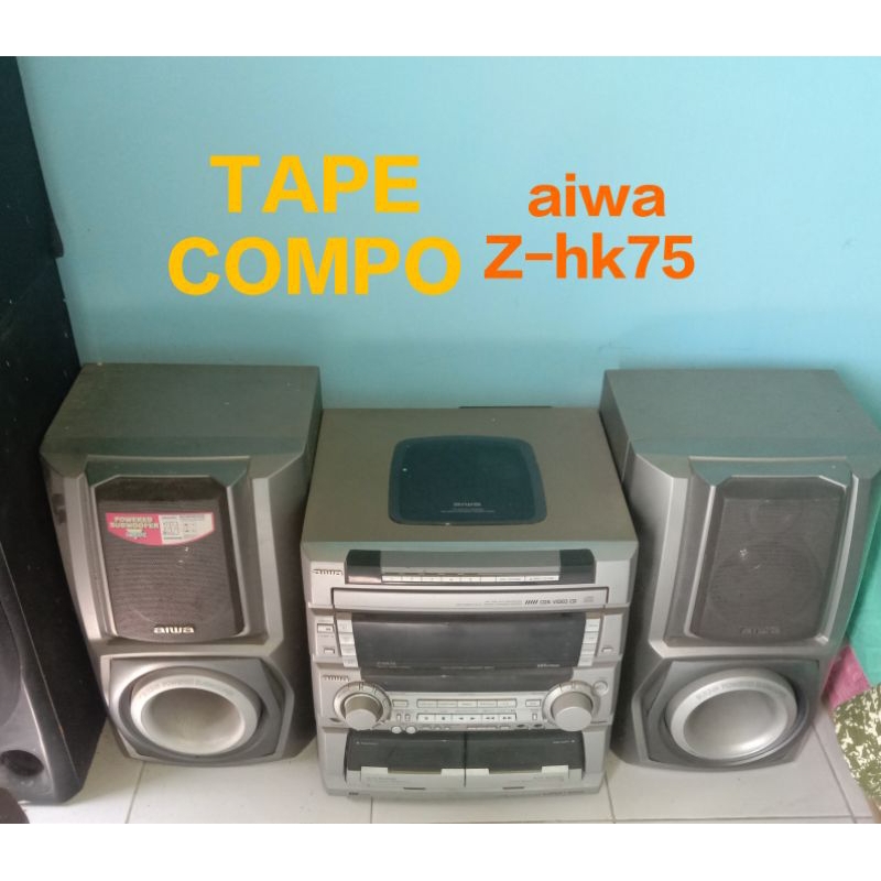 Jual tape COMPO aiwa Z-hk75 Tokyo japan | Shopee Indonesia