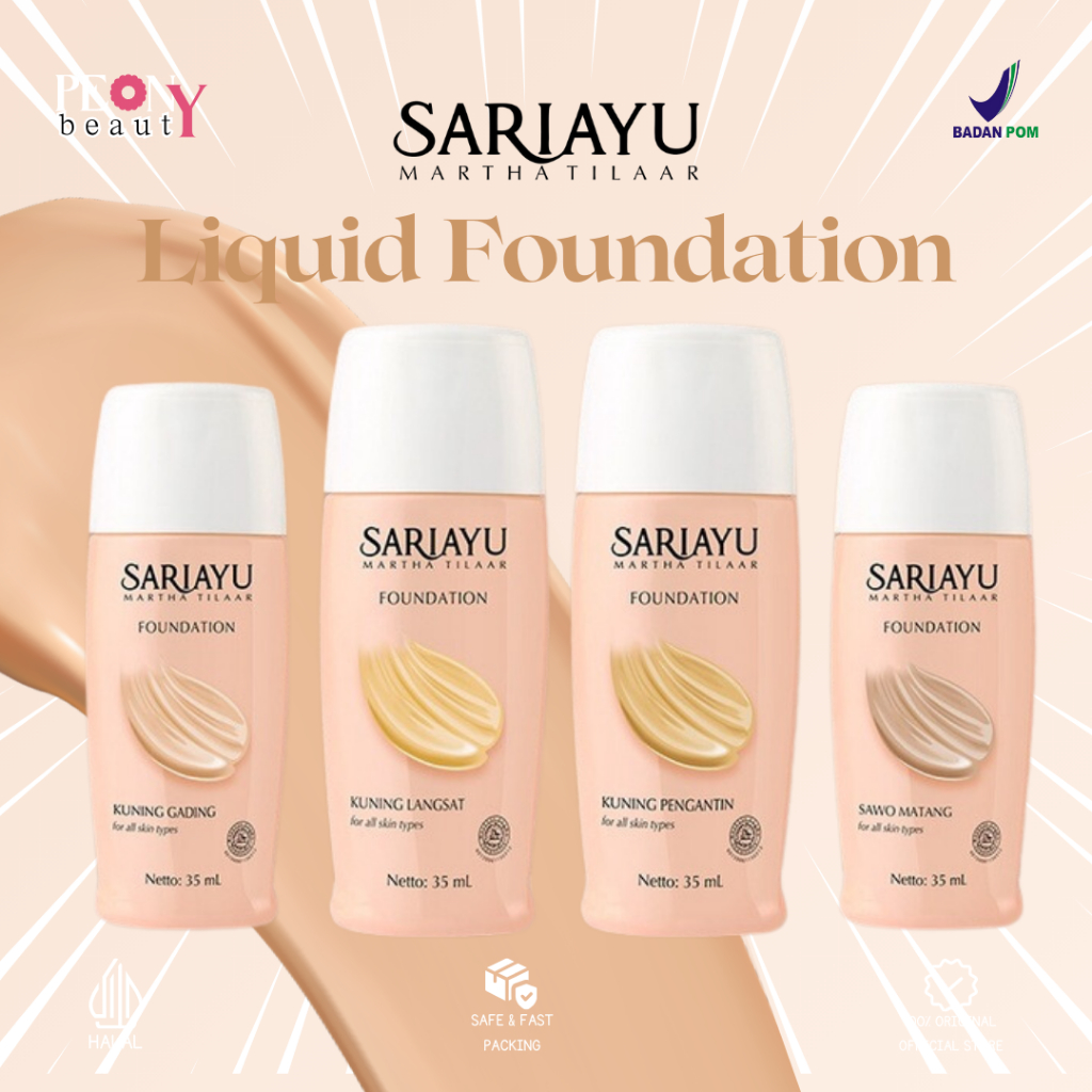 Jual Sariayu Liquid Foundation (Alas Bedak) 35ml - Sari Ayu | Shopee Indonesia