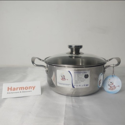 Jual KSI Masterchef Pro Dutch Oven 20cm Panci Masak Stainless Tutup ...