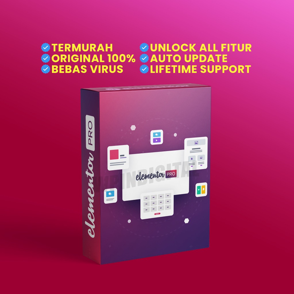 Jual PLUGIN ELEMENTOR PRO ORIGINAL BEBAS VIRUS MALWARE UPDATE OTOMATIS DARI DASHBOARD AKTIF 1 ...