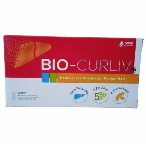 Jual Bio-Curliv 30 Tablet - Bio Curliv - Suplemen Kesehatan Liver Hati ...