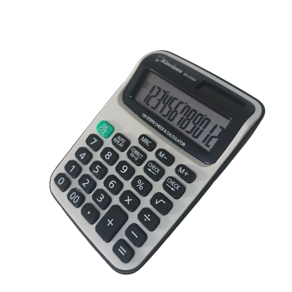 Jual kalkulator - calculator dagang - kalkulator pasar 12 digit 212 ...