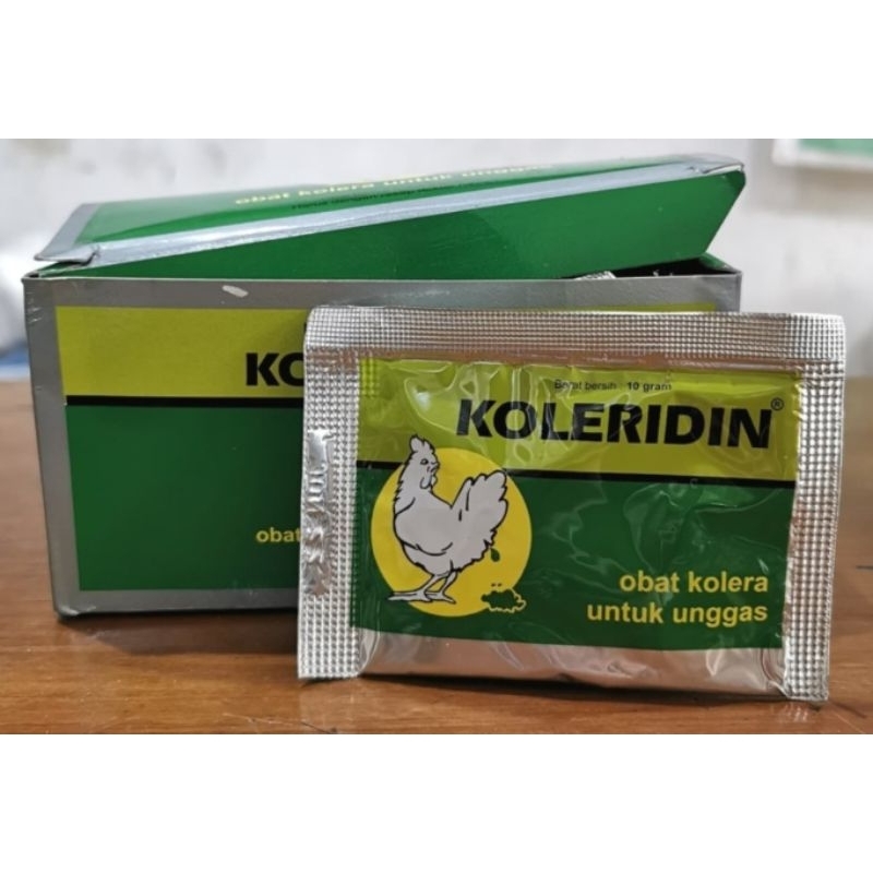 Jual Koleridin Serbuk 10 gram obat ayam burung sakit berak hijau ...