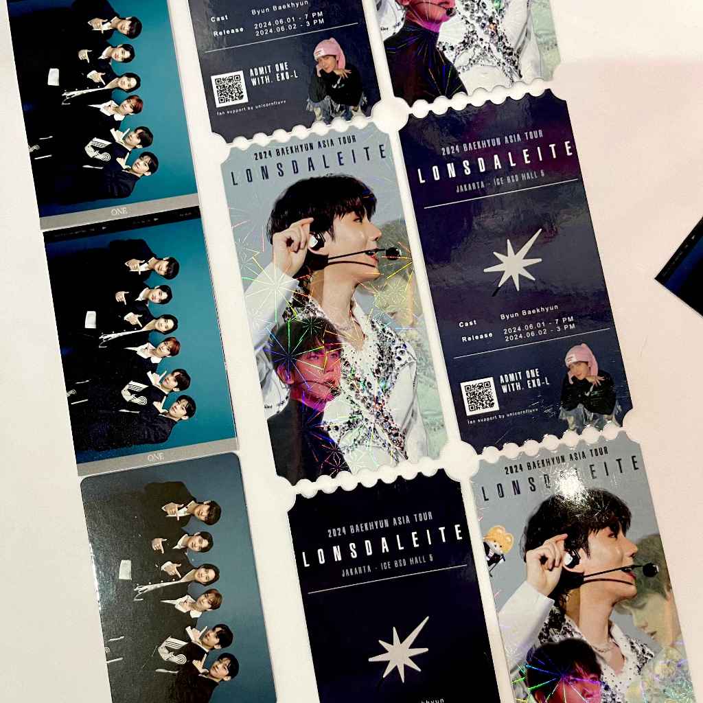 Jual EXO Vol. 1 BAEKHYUN Concert Ticket Lonsdaleite | unicornfluvv ...