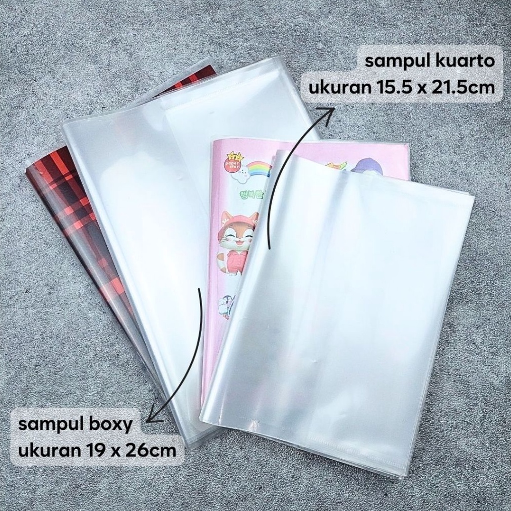 Jual Sampul Plastik Tebal Transparan Bening Ukuran Kuarto Dan Boxy