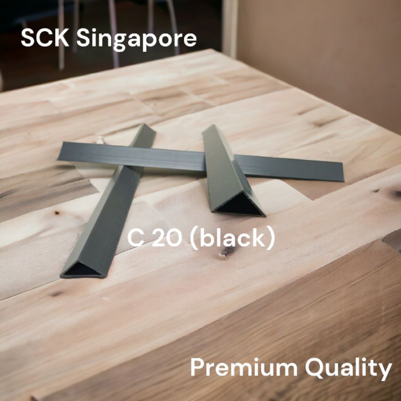 Jual Corner Bead SCK SG C20 (2,5M) (Black) Plastic Chamfer PVC Fillet ...