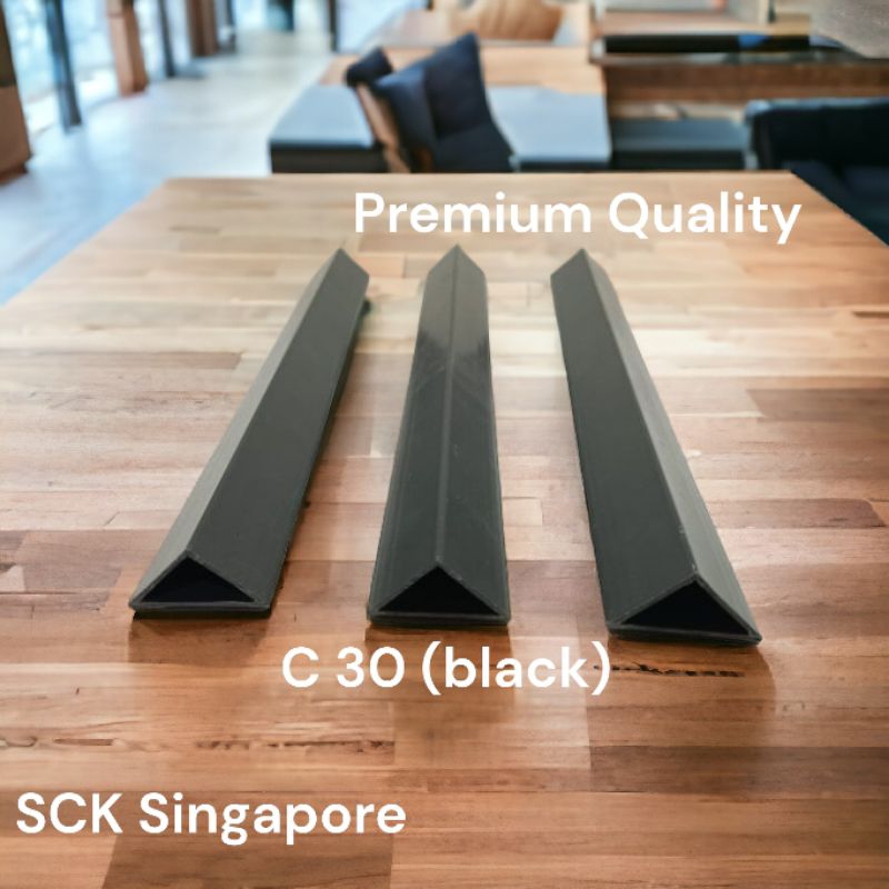 Jual Corner Bead SCK SG C30 (2,5M) (Black) Plastic Chamfer PVC Fillet ...