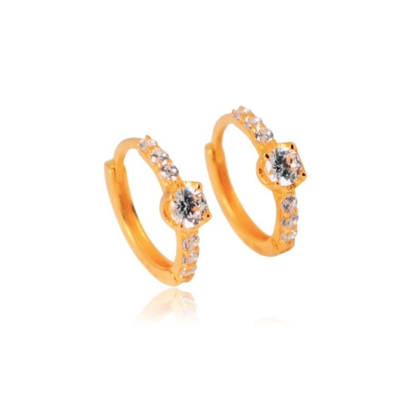 Jual Anting Emas Jepret Solitaire Listring - Toko Emas Gadjah | Shopee ...