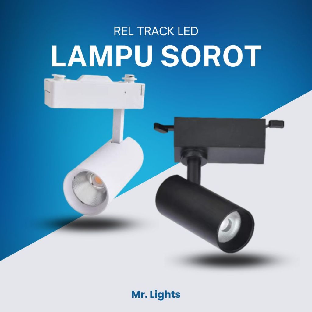 Jual Lampu Spot LED Rell Track Plafon 15 Watt - Lampu Toko LED | Shopee ...