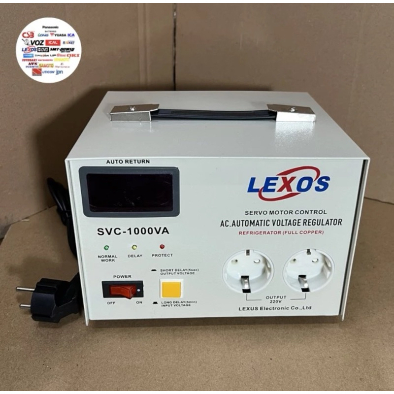 Jual Stabilizer Lexos SVC-1000VA Digital ST1000D ST 1000 D 1000VA 1KVA ...