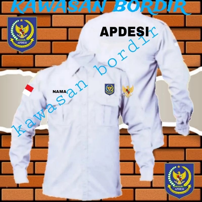 Jual Terbaru kemeja APDESI seragam APDESI baju APDESI pdh APDESI ...