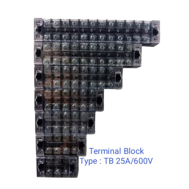 Jual Terminal Block Blok 25A 10P ( TB 2510 ) 600V | Shopee Indonesia
