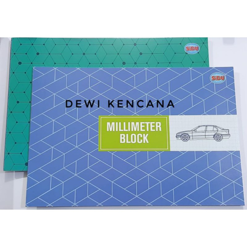 Jual Buku Milimeter Blok Sidu Isi 20 Lembar A3 F4 Shopee Indonesia
