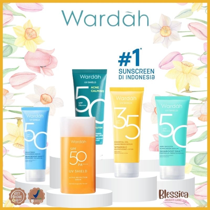Jual Wardah UV Shield Series | Wardah UV Shield Essential Gel Sunscreen ...