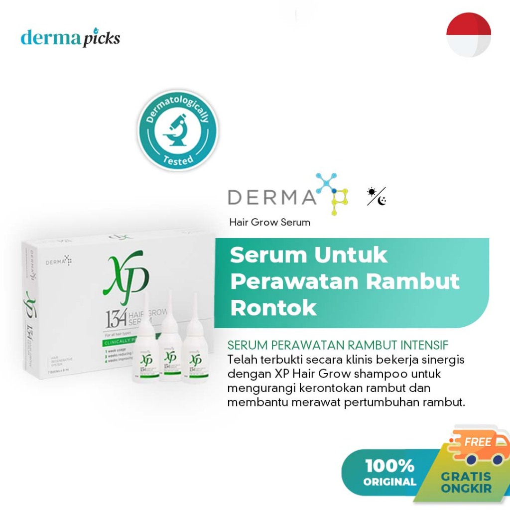 Jual DERMA XP HAIR GROW SERUM | Serum Rambut Rontok | Shopee Indonesia