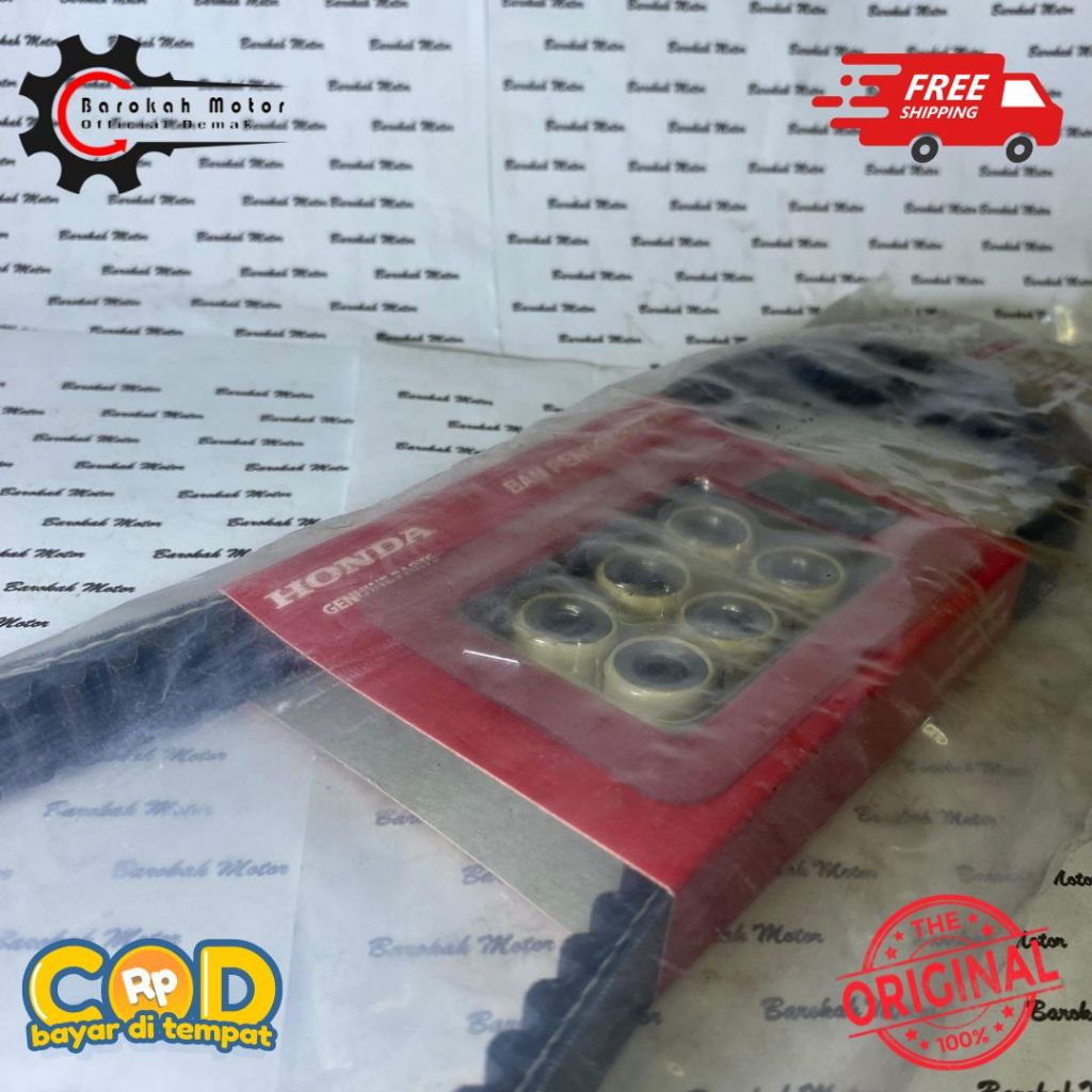 Jual VANBELT KIT V-BELT SET PLUS ROLLER BAN PENGGERAK ORIGINAL HONDA ...