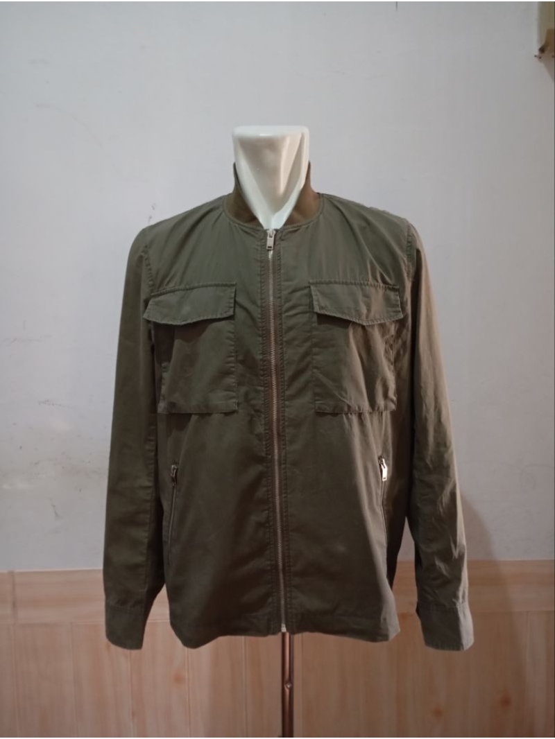 Jual Empolham Work Jacket Warna Olive Green | Shopee Indonesia