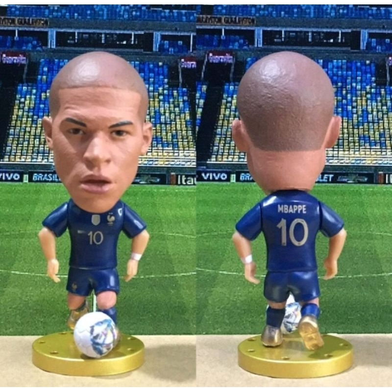 Jual Figure Miniatur Pemain Bola Perancis / France Pogba Mbappe Kante ...