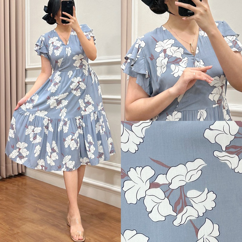 Jual Amariel Jenny Dress Daster Nyaman Bumil Busui Friendly | Shopee ...