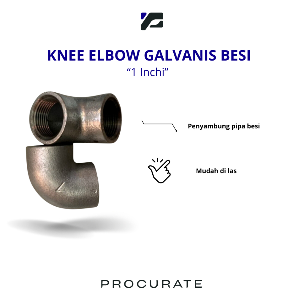 Jual Knee Elbow Galvanis Besi 1 Inch | Shopee Indonesia