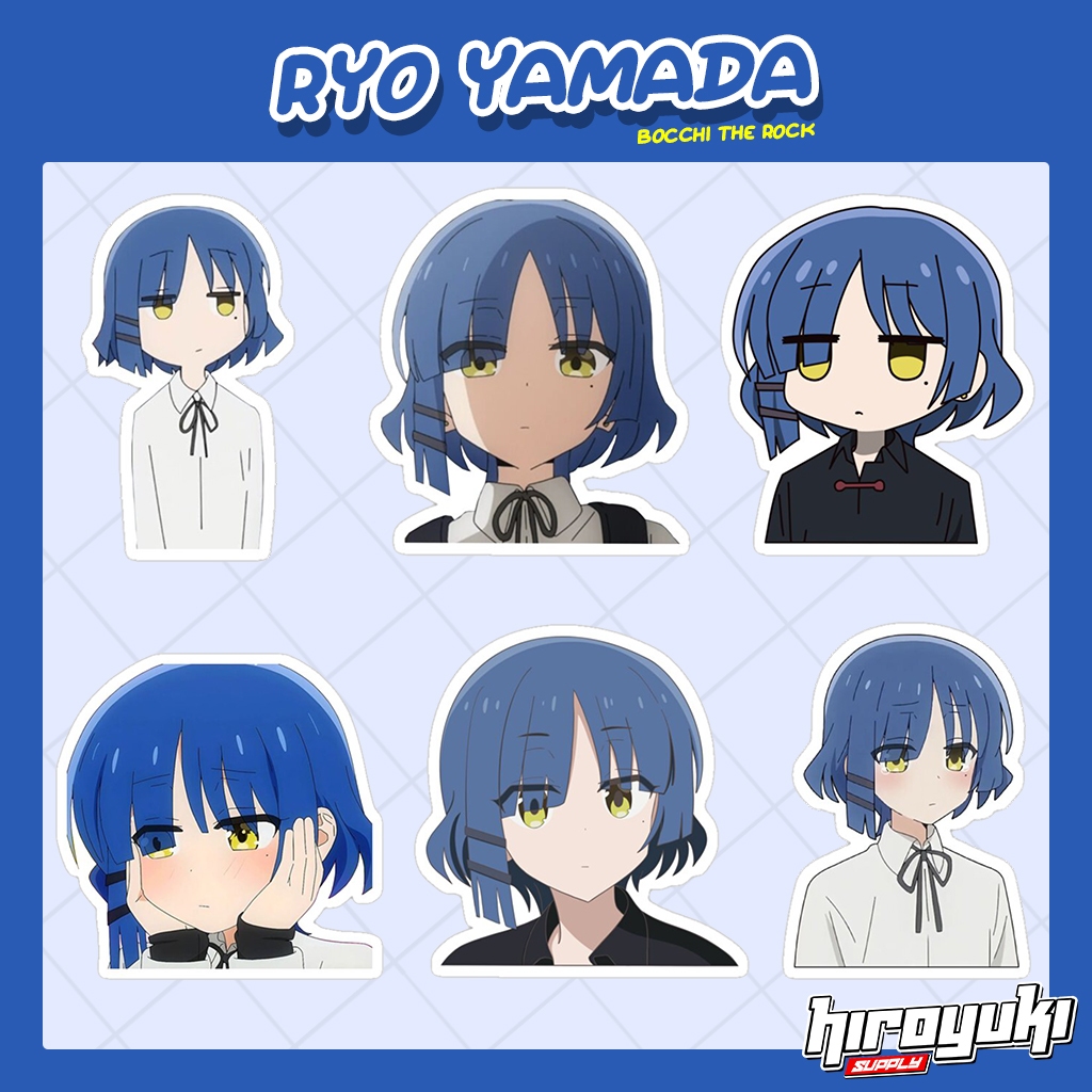 Jual Sticker Anime Ryo Yamada Bocchi The Rock! | Shopee Indonesia