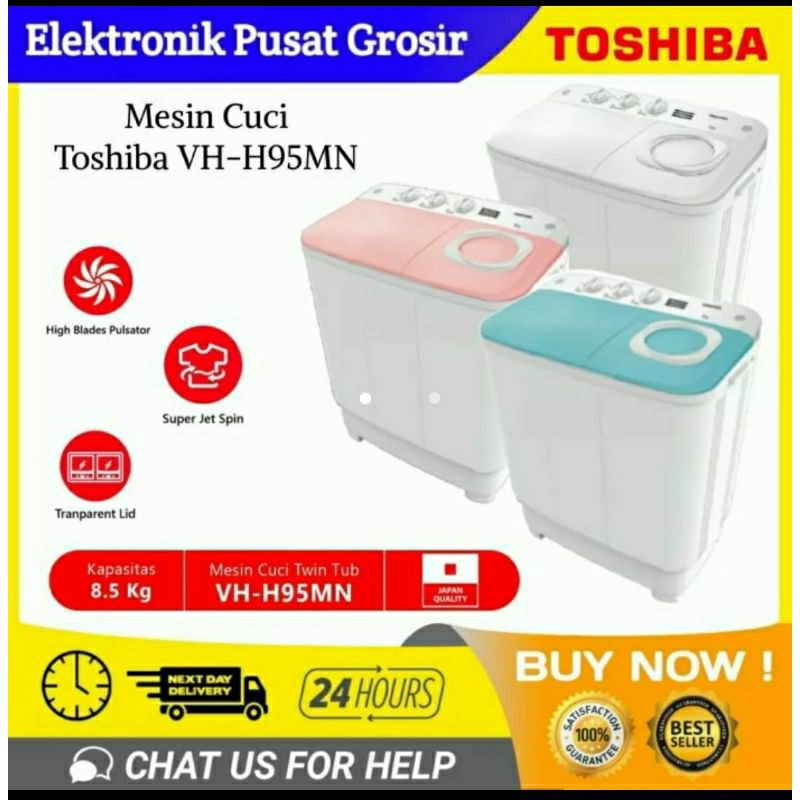 Jual MESIN CUCI TOSHIBA VH-H95MN SUPER JET SPIN MESIN CUCI 2 TABUNG 8,5 ... Jual MESIN CUCI TOSHIBA VH-H95MN SUPER JET SPIN MESIN CUCI 2 TABUNG 8,5 ...
