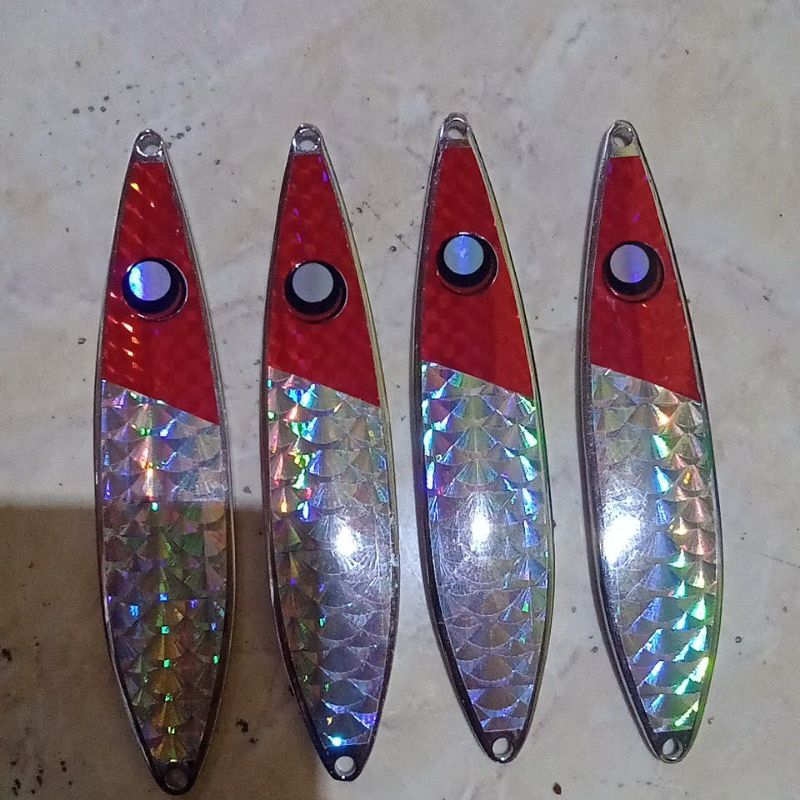 Jual SPOON MARKONYEH UMPAN TENGIRI TYPE SPEEDY 77GR BESI CROME/KILLER ...
