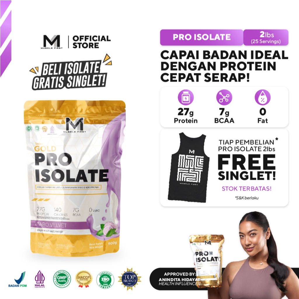 Jual MUSCLE FIRST Pro Isolate 2lbs/900gr - Whey Protein Suplemen ...