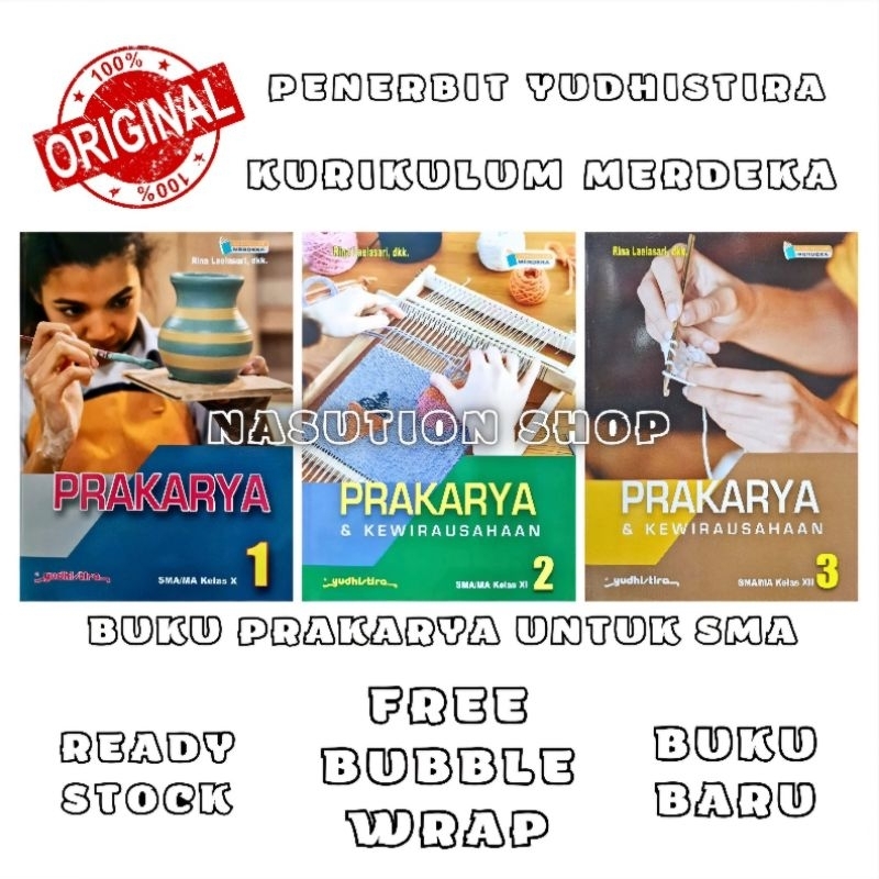 Jual Buku PRAKARYA Kelas 1 2 3 / 10 11 12 SMA Yudhistira Kurikulum Merdeka Original | Shopee ...