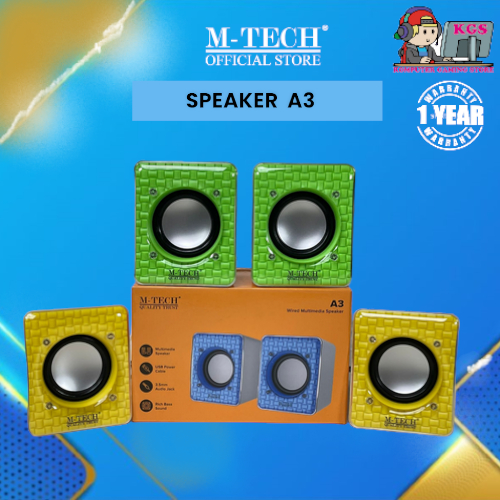 Jual Speaker M-Tech A3 Original Multimedia PC Komputer Laptop | Shopee ...