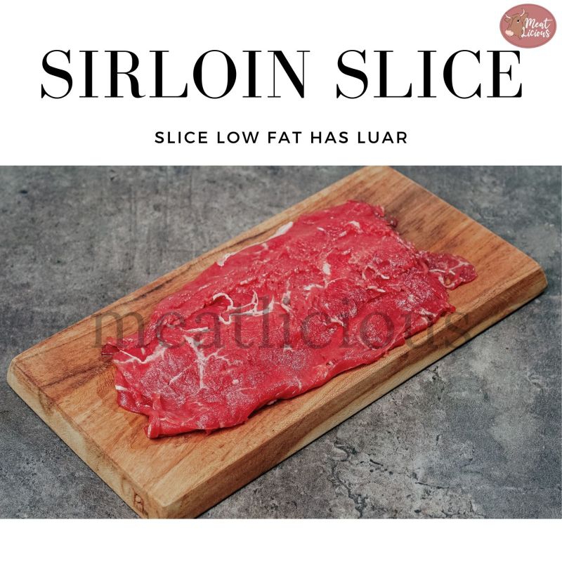 Jual SIRLOIN SLICE low fat 250gr enak tidak bikin eneg daging sapi ...