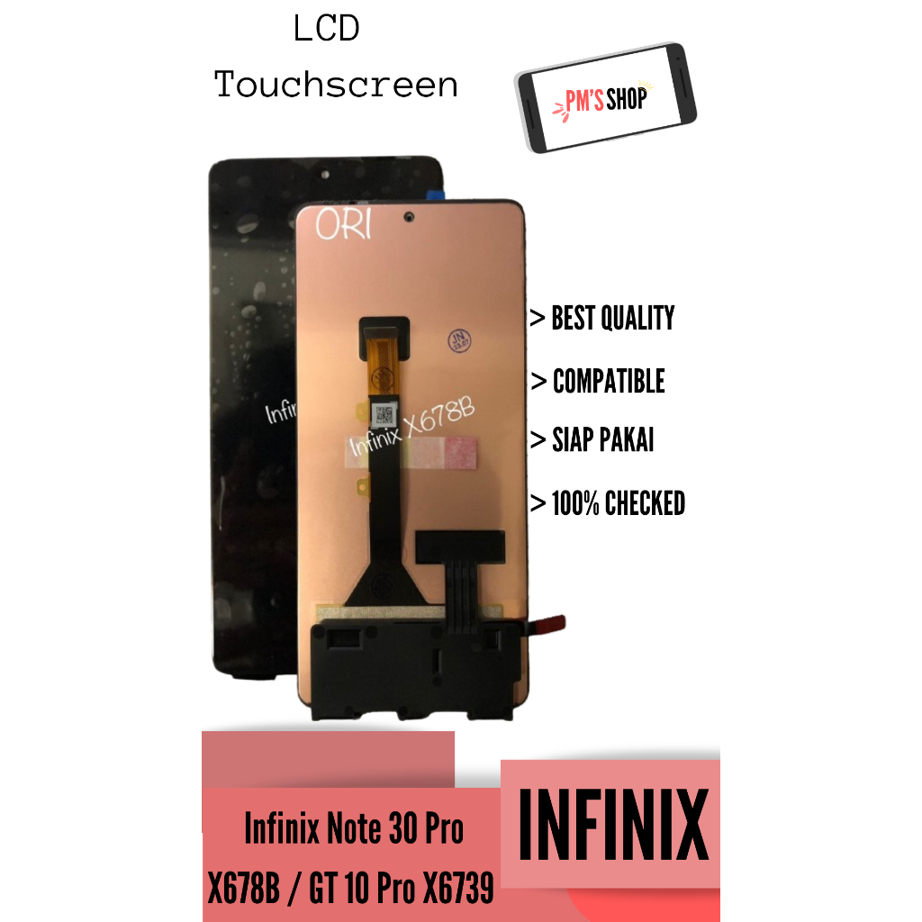 Jual Lcd Touchscreen Infinix Note 30 Pro X678B / GT 10 Pro X6739 ...