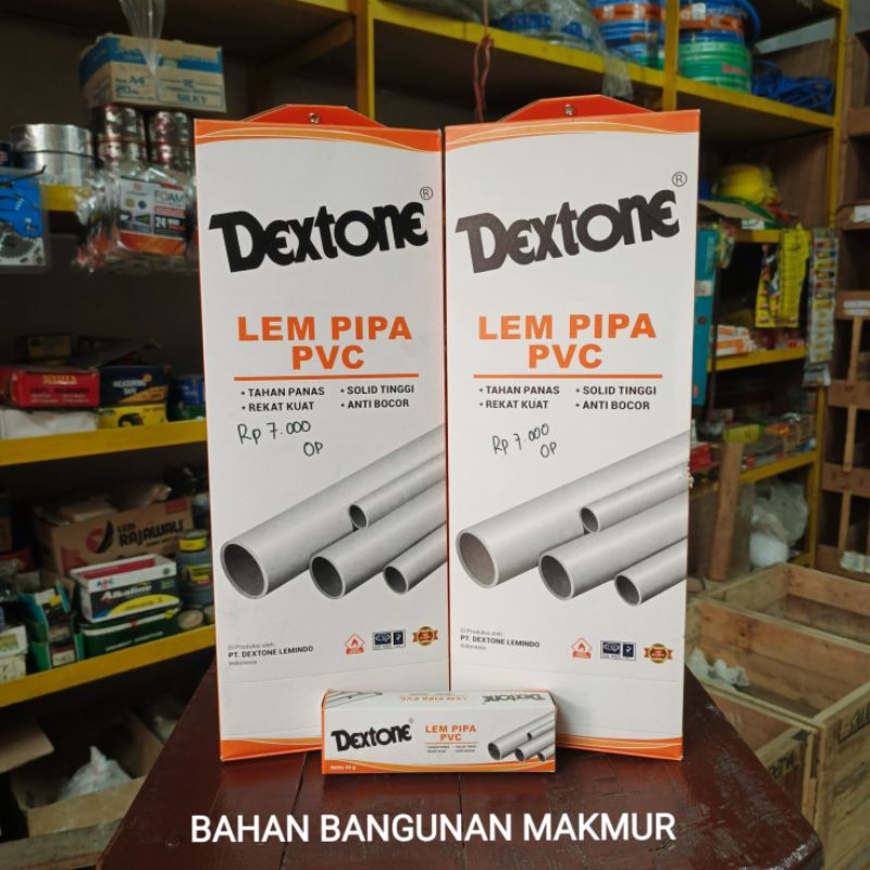 Jual LEM PIPA PVC DEXTONE - LEM PARALON TUBE 40gr - LEM PVC LEM FITTING ...