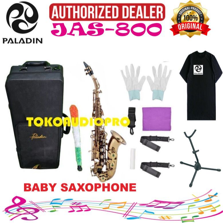 Jual Paladin JAS-800 Baby Saxophone Paladin Jas800 Soprano Saxophone ...