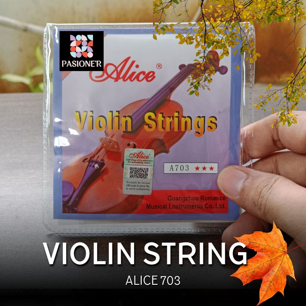 Jual Senar Biola Merk Alice Tipe A703 Steel Core 1 Set Murah | Shopee ...