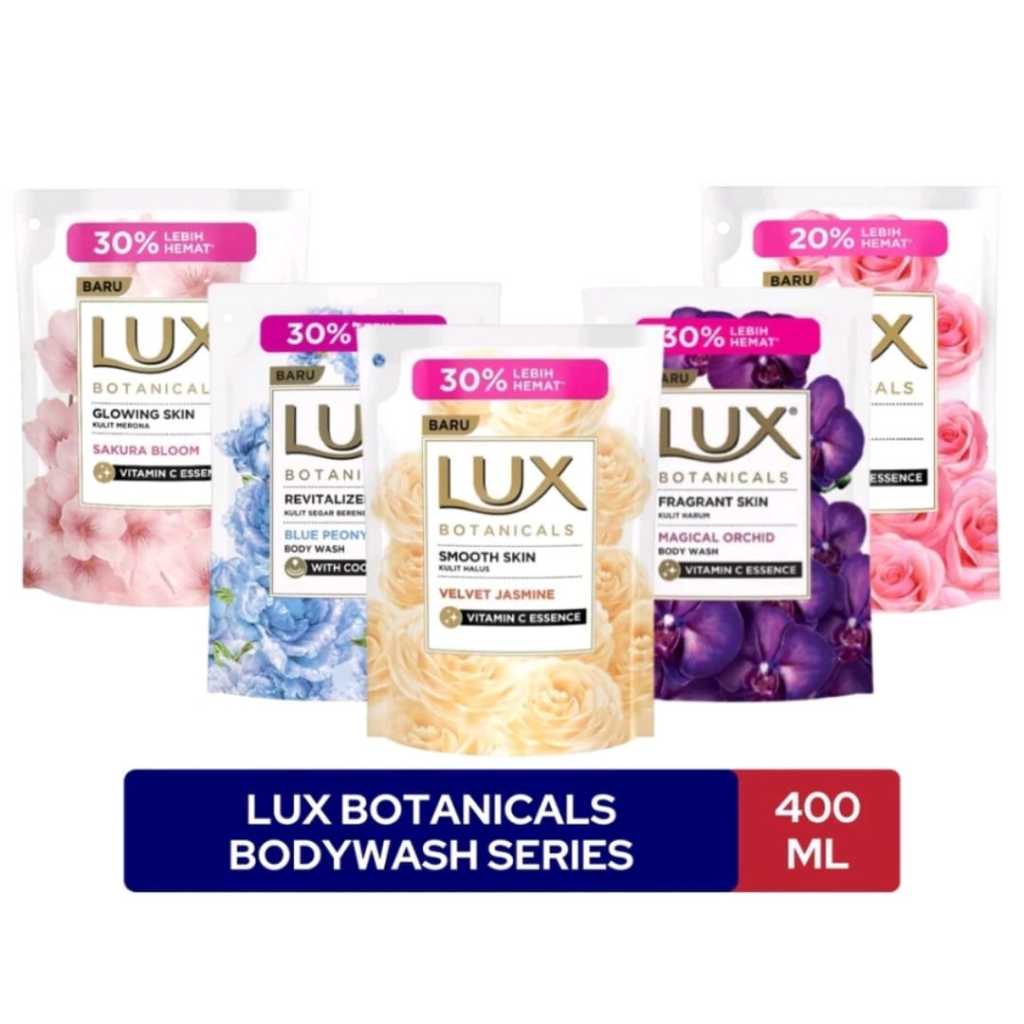 Jual LUX Body Wash Pouch 400ml sabun mandi | Shopee Indonesia