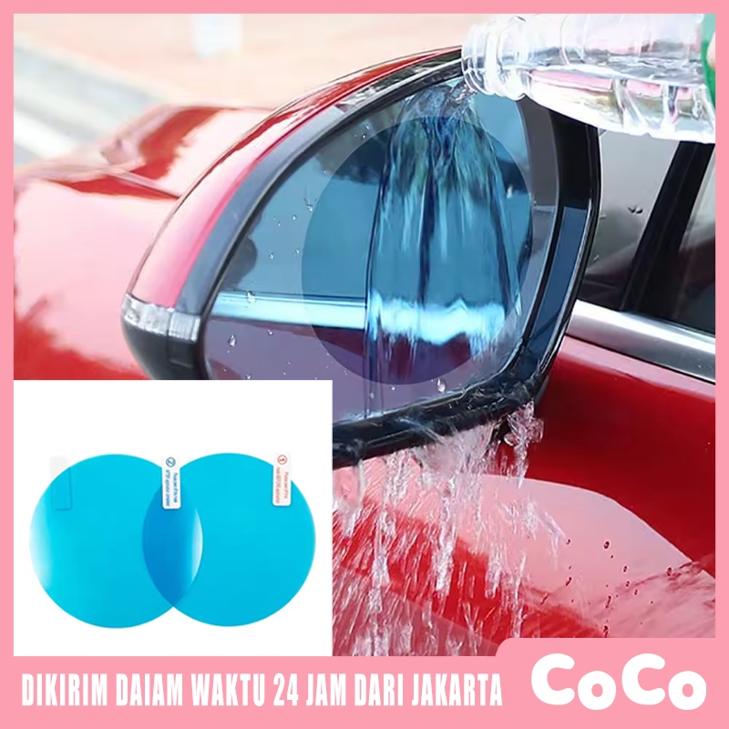 Jual 2PCS Stiker Jendela Mobil Anti Hujan Fog Embun Lihat Tembus Spion ...