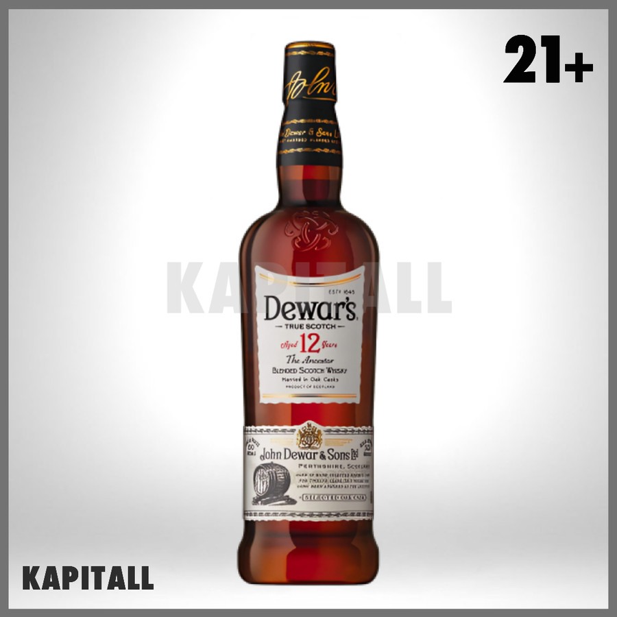 Jual DEWARS 12 Y.O BLENDED WHISKY 750ml | Shopee Indonesia