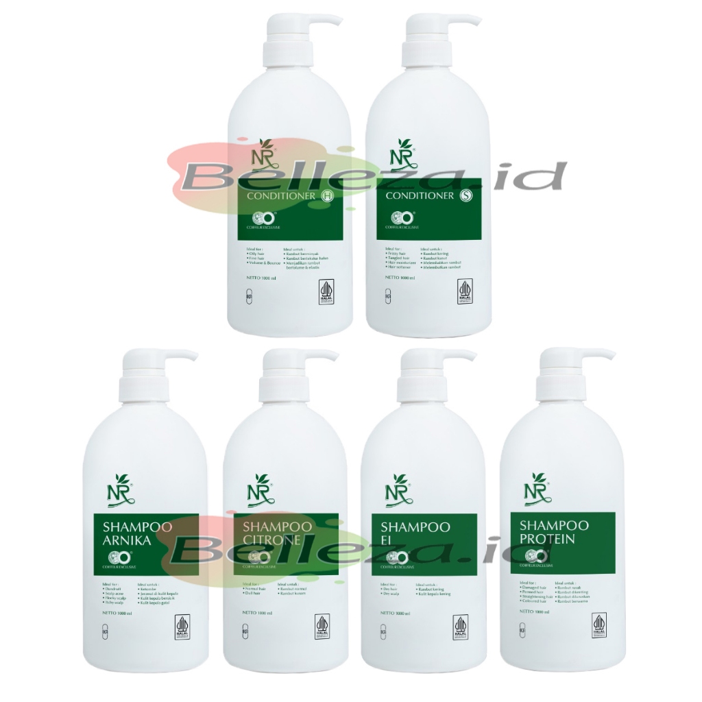 Jual NR shampoo Arnika/Protein/Citrone/El/Conditioner S/H 1000ml ...
