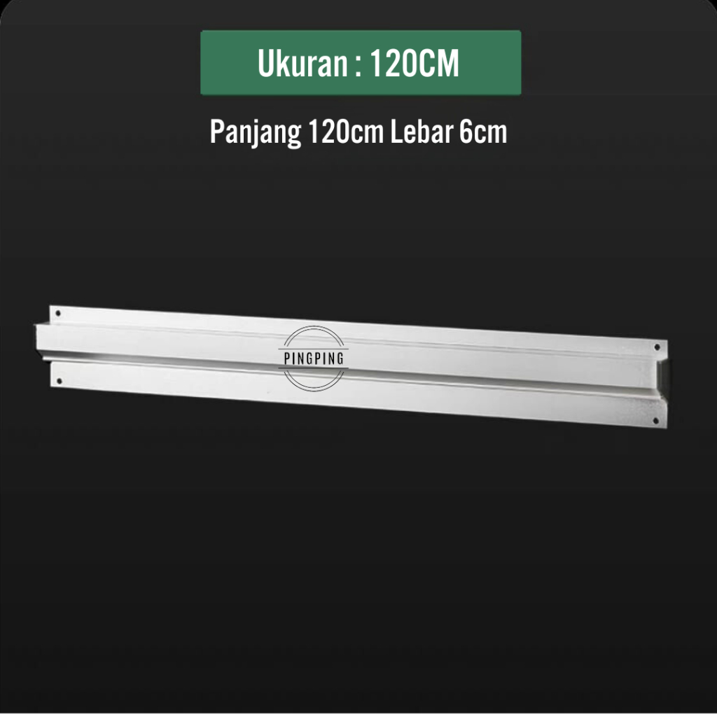 Jual Bill Holder/ Receipt Holder/ Capitan Nota Stainless 45x6 cm/60*6cm ...