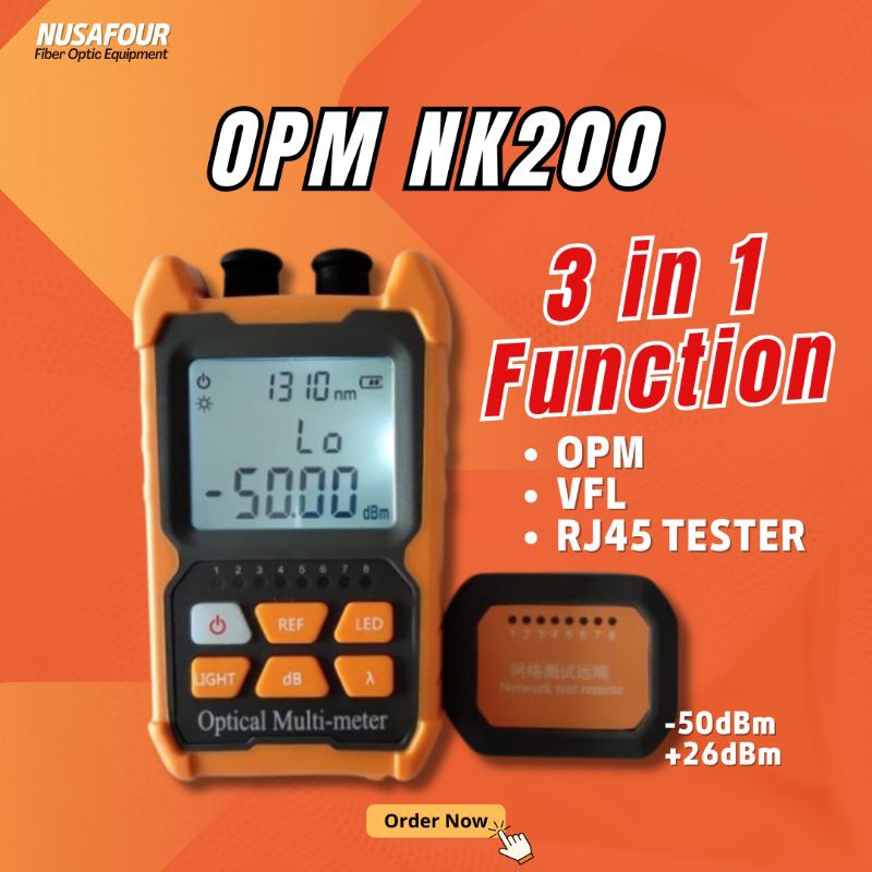 Jual NK200 Optical Power Meter Mini Novker | Shopee Indonesia