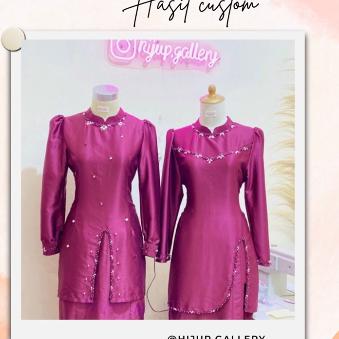 Jual 77 JASA JAHIT DRESS BRIDESMAIDS BAJU KURUNG MALAY WISUDA SERAGAM ...
