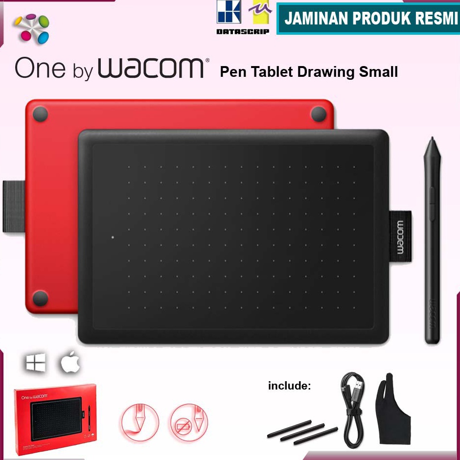 Jual KODE D96A Wacom One Pen Tablet CTL472 Digital Drawing PenTab ...