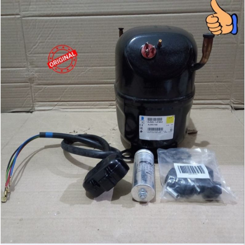 Jual Tecumseh Compressor R 22 AJ 5515 E 1.1/4 HP 220-240 Volt (Hermetic ...