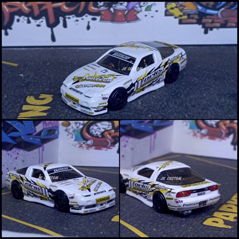 Jual Hotwheels 180sx custom livery Vortech Engineering | Shopee Indonesia