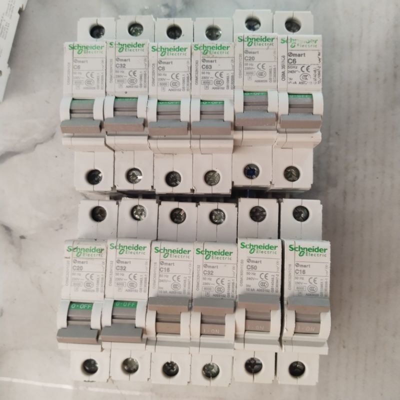 Jual MCB SMART 1 PHASE 6A, 10A, 16A, 20A, 25A, 32A, 40A, 50A, 63A ...