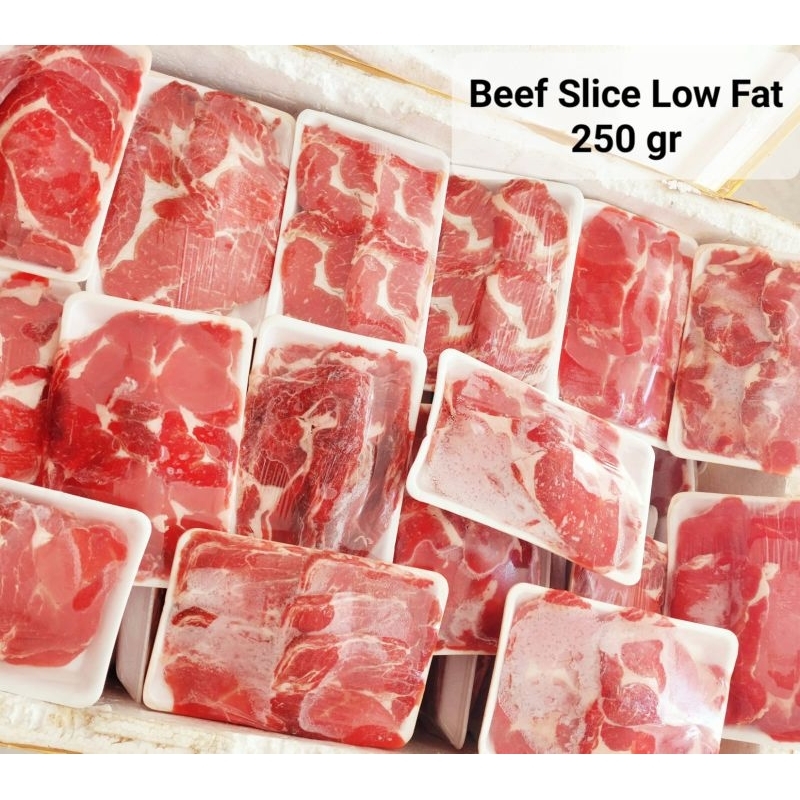 Jual Beef Slice Low Fat 250gram | Shopee Indonesia