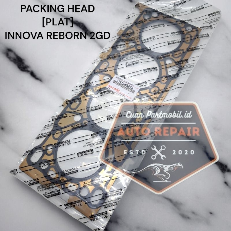 Jual PACKING HEAD ONLY INNOVA REBORN DIESEL HILUX REVO 2GD PLATE ...