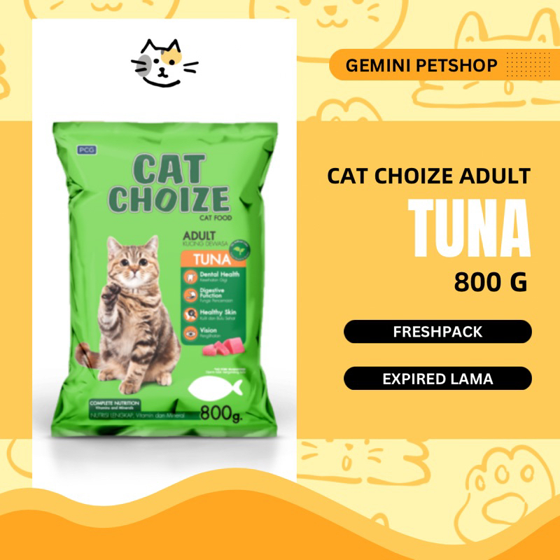 Jual Cat Choize Adult Tuna 800 Gram | Shopee Indonesia